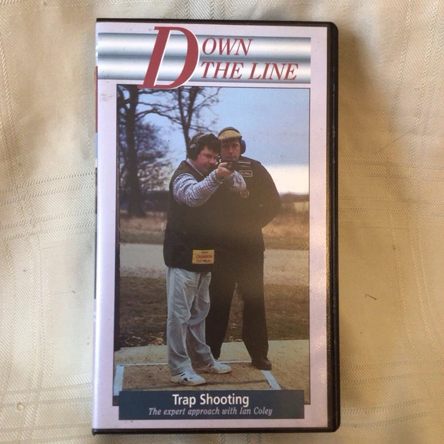 DOWN THE LINE Trap Shooting with Ian Coley VHS Cassette Tape £11.12 ...