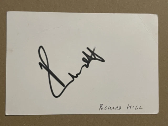 RICHARD HILL - English rugby Player Signed Card £3.19 - PicClick UK