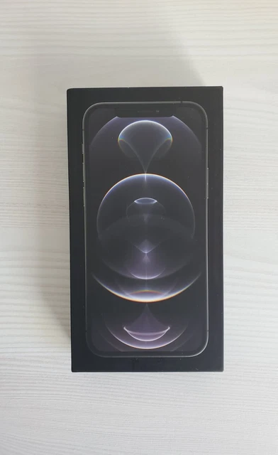 APPLE IPHONE 12 Pro Graphite 128GB - Empty Retail Box + Sticker - NO ...