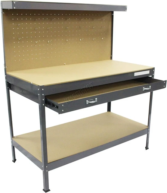 STEEL GARAGE TOOL Box Toolbox Work Bench Workbench Storage Drawers ...