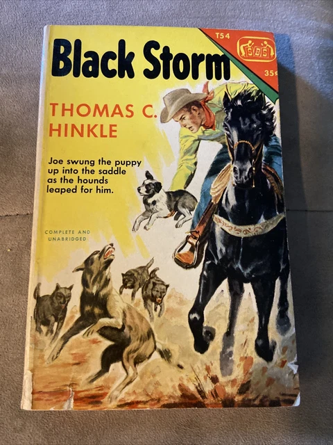 BLACK STORM BY Thomas C Hinkle 9th Printing Scholastic Paperback ...