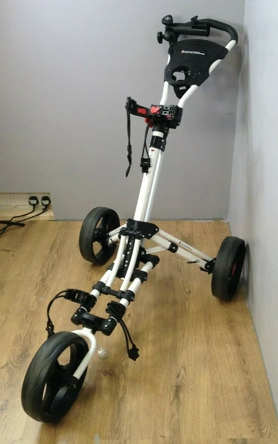 WHITE ICART UNO 3 Wheel Push Pull Golf Trolley Cart £94.05 - PicClick UK