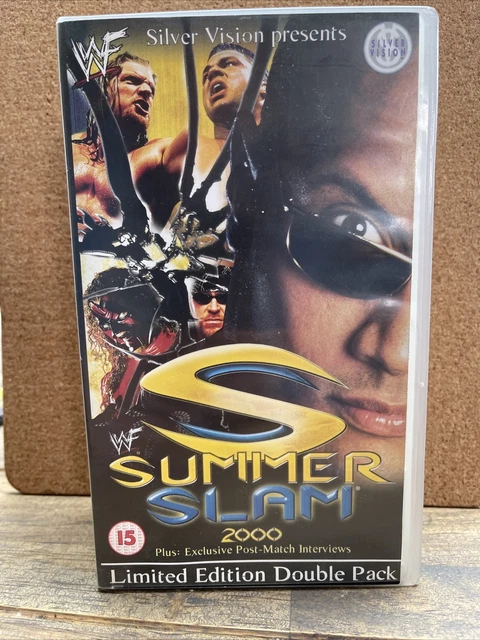 WWF VHS SUMMERSLAM 2000 & Mayhem in Manchester Limited Edition Double ...