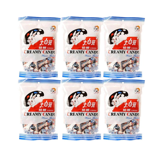 BIG WHITE RABBIT Chinese Traditional Milk Creamy Candy Original Flavor ...