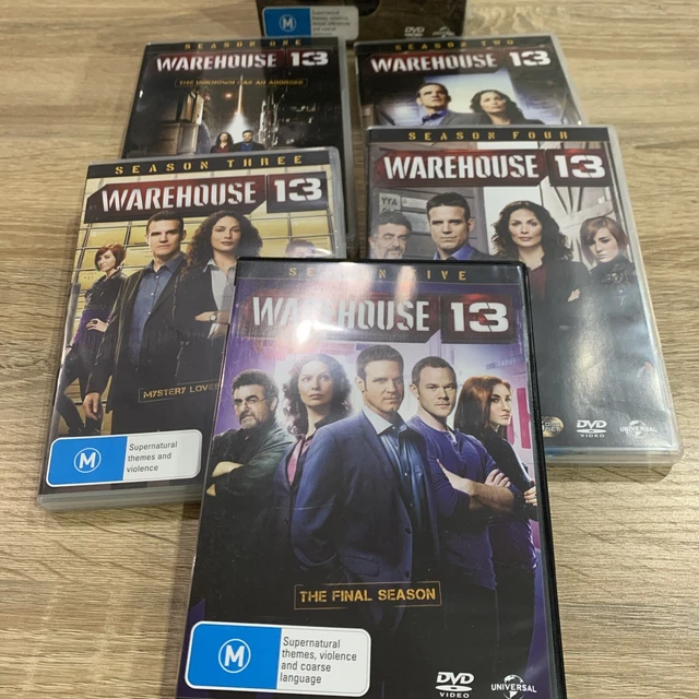 WAREHOUSE 13 THE Complete Series DVD Box Set 19 DVDs All Epis PAL Reg 4 ...