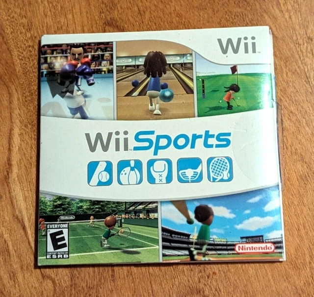 WII SPORTS (NINTENDO Wii, 2006) Complete with Manual CIB video game ...
