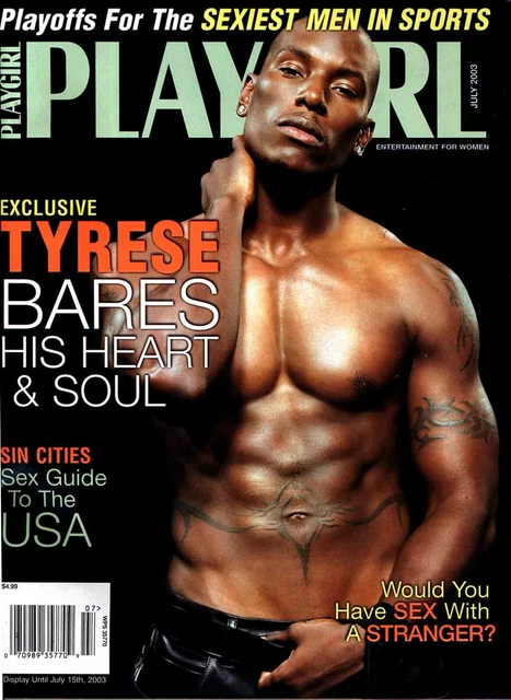 PLAYGIRL 7-03 TYRESE BOBBY BENTO UNIFORMS SEXIEST ATHLETES JULY 2003 ...