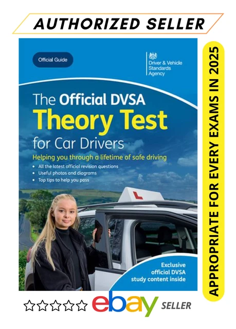 THEORY TEST - Car Drivers Book 2025 Edition Official DVSA Driving ...