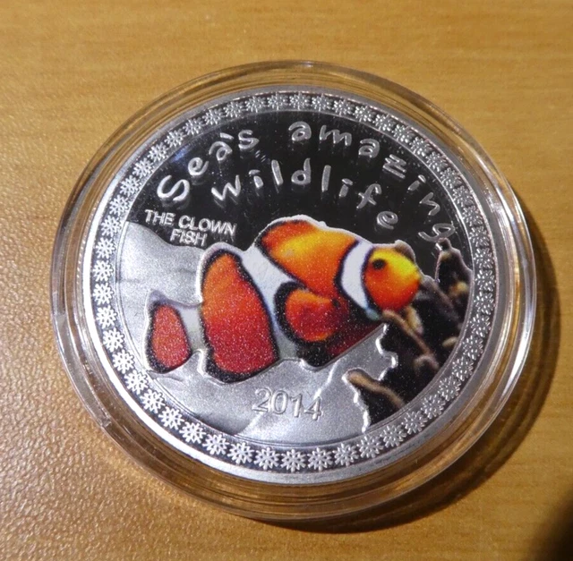 SEA'S AMAZING WILDLIFE Metal Coin Wca Card Carte Medal Piece Sp 7 Neuf ...