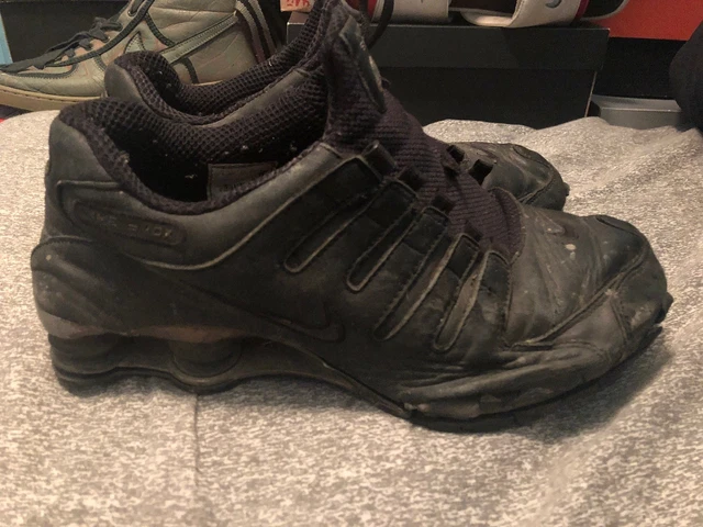 WORN TRASHED THRASHED Nike Shox Shoes Size 11 Wrecked Beaters $15.00 ...
