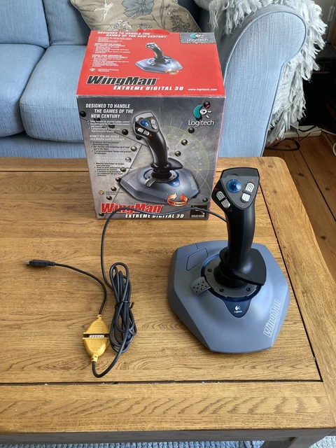 LOGITECH WINGMAN EXTREME Digital 3D Joystick USB Complete With Box 2001 ...