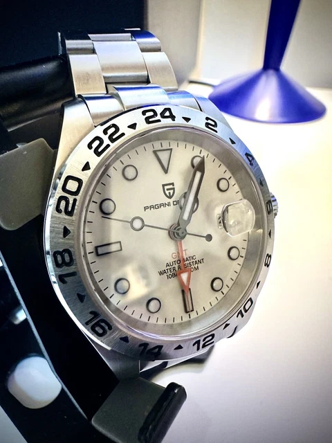 PAGANI DESIGN PD1682 Rolex Explorer II Homage £69.00 - PicClick UK