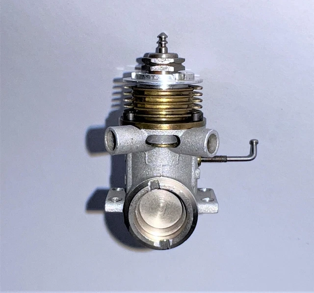 RARE MOTEUR D'AVION modèle modèle STELS 049 "Twin Horn" 1/2A Glow Nitro ...