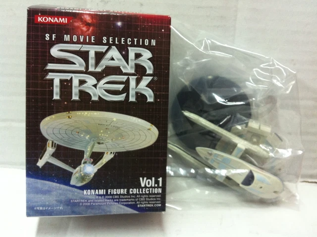 KONAMI STAR TREK SF Movie Vol.1 U.S.S. ENTERPRISE NCC-1701-B 14 cm MIB ...