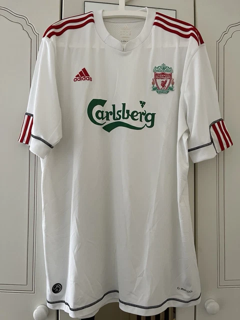 LIVERPOOL FC ADIDAS Mens 2009/10 Away Shirt 3rd Kit , Size XXL £21.04 ...