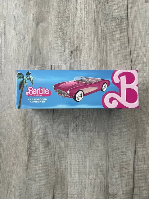 BARBIE THE MOVIE Collectible Pink Corvette Convertible Popcorn ...