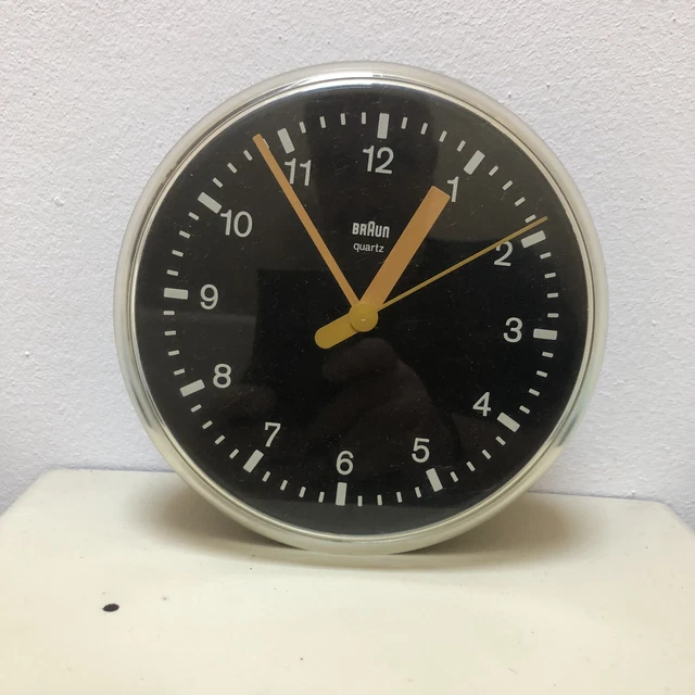 BRAUN ABW 21 Wanduhr Wall Clock Typ 4833 Domo Quartz Design D. Lubs ...