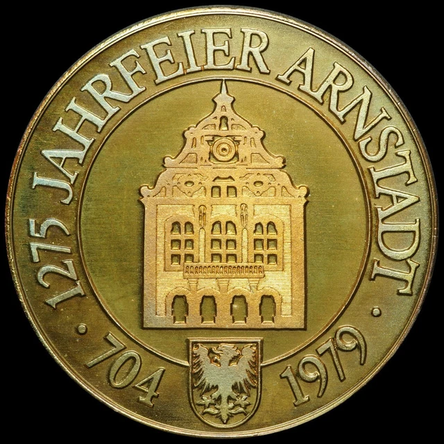 HELMUT KÖNIG : Médaille Tombeau 1979. JBMA - 1275 ANS VILLE ARNSTADT ...