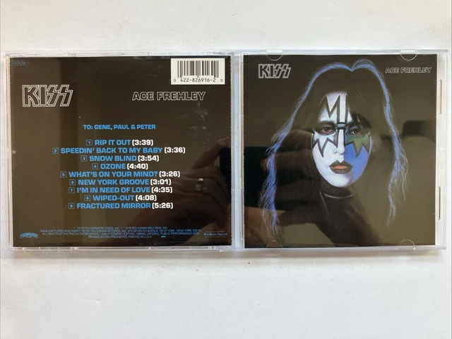 ACE FREHLEY BY Ace Frehley/Kiss (CD, Feb-1988, Casablanca Records) Very ...