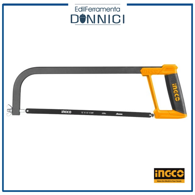 INGCO SEGHETTO PER ferro metallo sega ad arco segaccio a mano manuale ...