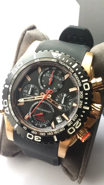 RELOJ PARA CABALLEROS BULOVA 98B211 Precisionist cronógrafo tono oro ...