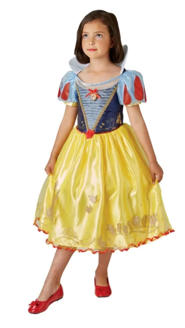 RUBIE'S DISNEY PRINCESS Snow White Fancy Dress Child Costume 7-8 Years Deluxe £8.99 - PicClick UK