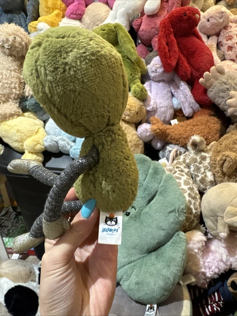 JELLYCAT ZALIEN ALIEN Toy Plush Green Cute Retired RARE £63.10 ...