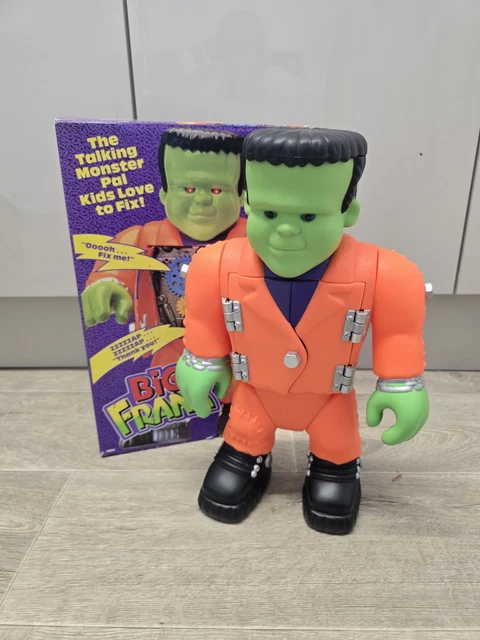 RARE VINTAGE PLAYSKOOL Big Frank Toy Frankenstein Talking Doll 1992 ...