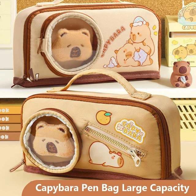 HANDHELD PEN BAG Capybara Pen Box Cartoon Pen Pouch Students $24.75 ...