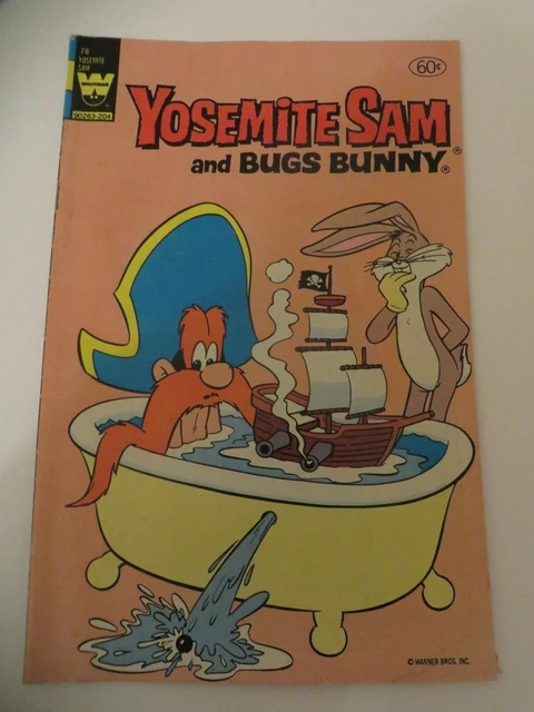 1973 WHITMAN COMIC Yosemite Sam and Bugs Bunny Warner Bros No.78 $15.00 ...