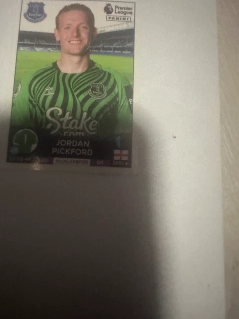 EVERTON GOALKEEPER NUMBER one Jordan Pickford England goalkeeper as ...