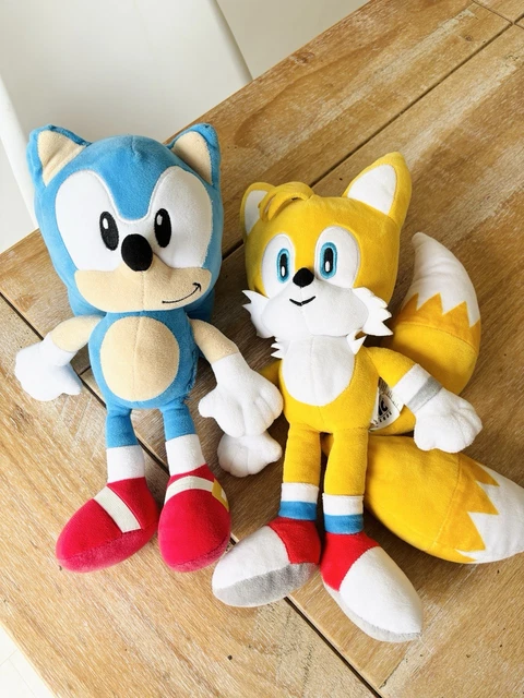 SONIC THE HEDGEHOG & Tails Soft toy / Plush -Sega- Excellent condition ...