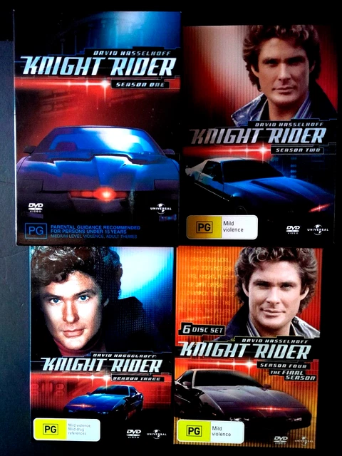 KNIGHT RIDER: ORIGINAL 80's TV SERIES, SEASONS 1 / 4 COMPLETE DVD BOX ...
