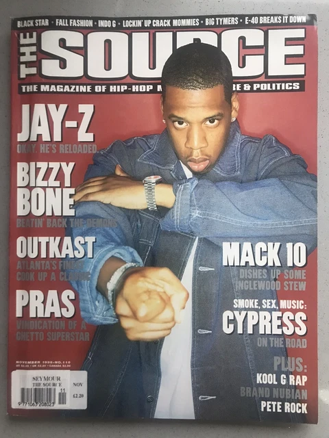 THE SOURCE MAGAZINE #110 (Nov 1998) Jay-Z, Outkast, Pras, Cypress ...