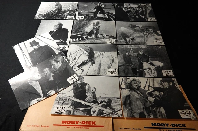 MOBY DICK / Gregory Peck / jeu 12 photos cinema lobby cards EUR 80,00 ...