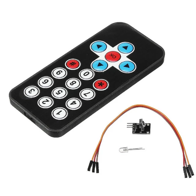 DIY 38KHZ INFRARED IR Wireless Remote Controller Module Kit HX1838 for ...