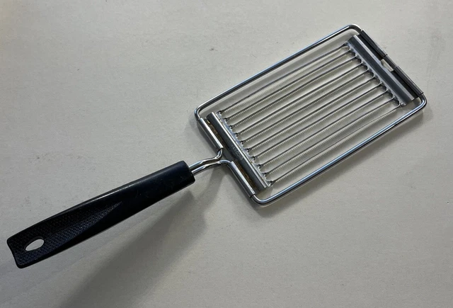 VTG EKCO TOMATO Slicer Metal Cutter Black Corn Cob Handle USA Kitchen ...