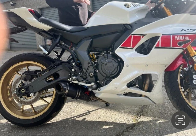 YAMAHA R7 FULL exhaust system.(also Tracer7) £170.00 - PicClick UK