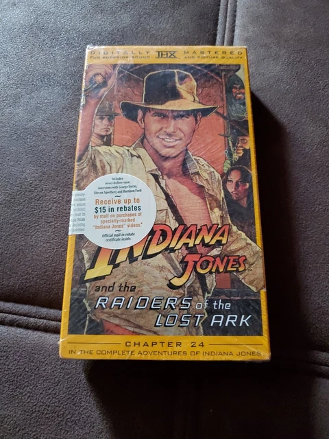 INDIANA JONES AND The Raiders of the Lost Ark VHS New Sealed Digitally ...