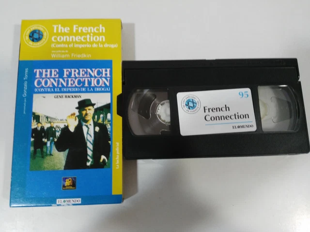 THE FRENCH CONNECTION Gene Hackman Friedkin VHS Carton Boite Castillan ...