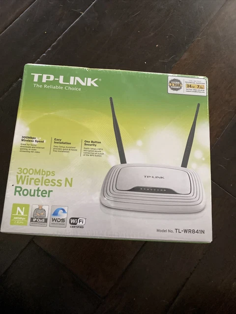 TP-LINK TL-WR841N 2.4GHZ N300 300Mbps Wireless WiFi Router / NIB $17.80 ...