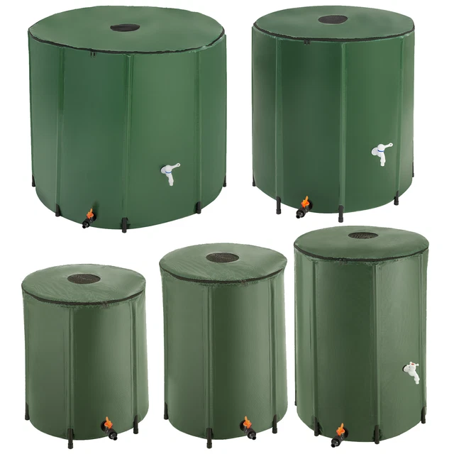 WATER BUTT TANK Container Tap Butts Rainwater Garden Harvesting ...