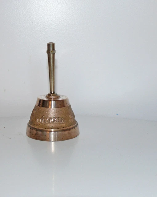 BELLE CLOCHE ANCIENNE en bronze souvenir de Luchon EUR 12,00 - PicClick FR