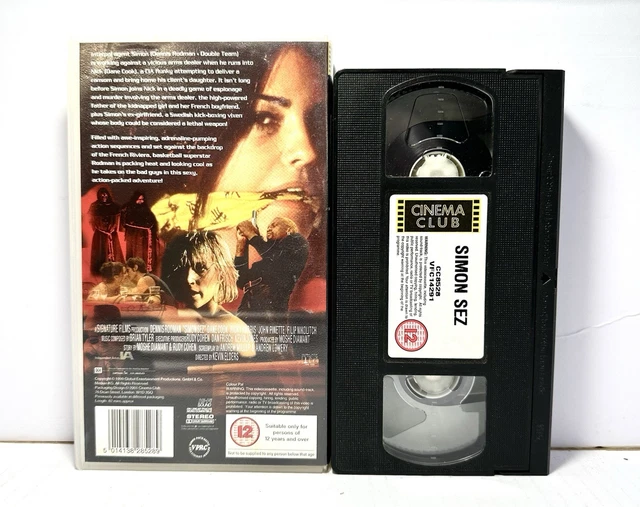 SIMON SEZ (1999) VHS Dennis Rodman Action Spy Movie Cinema Club PAL UK ...