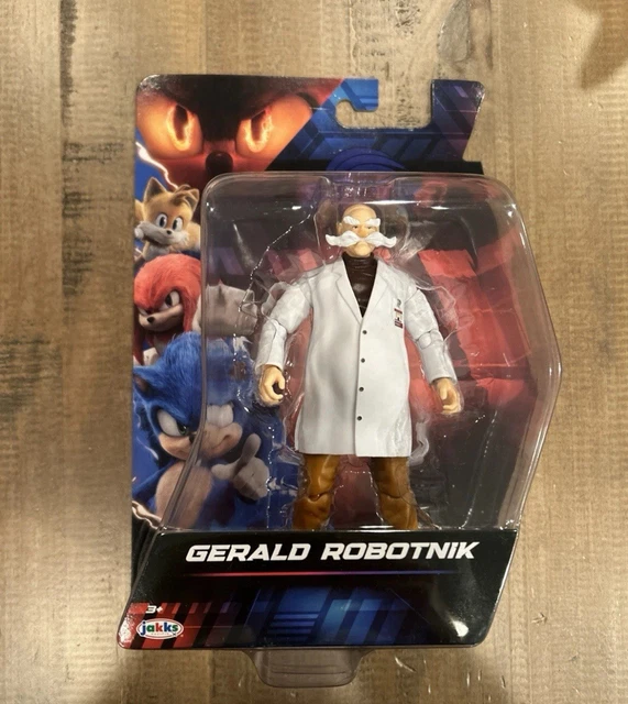 2025 SONIC THE Hedgehog 3 Movie Wave 3 GERALD ROBOTNIK 5” Action Figure ...