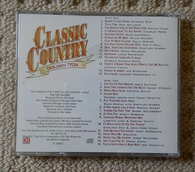 CLASSIC COUNTRY: GOLDEN '70s - Various Artists - 2CD COMPILATION [2002 ...
