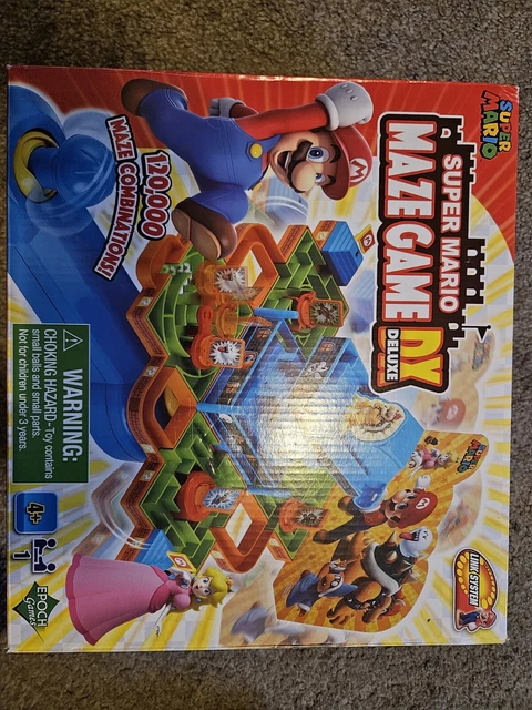 SUPER MARIO MAZE Game DX Deluxe Joystick 3D Marble Family Party Game ...