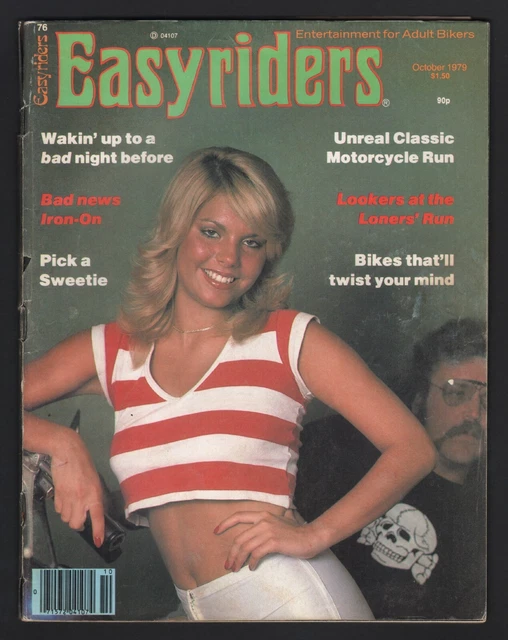 EASYRIDERS MAGAZINE - #76, October 1979, FR/GD CONDITION, SPINE ROLL ...