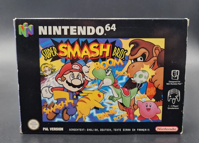 SUPER SMASH BROS - Nintendo 64 N64 - Complet In Box - PAL NEU6 ...