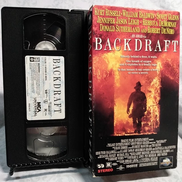 BACKDRAFT VHS 1991 Robert De Niro Donald Sutherland £4.45 - PicClick UK
